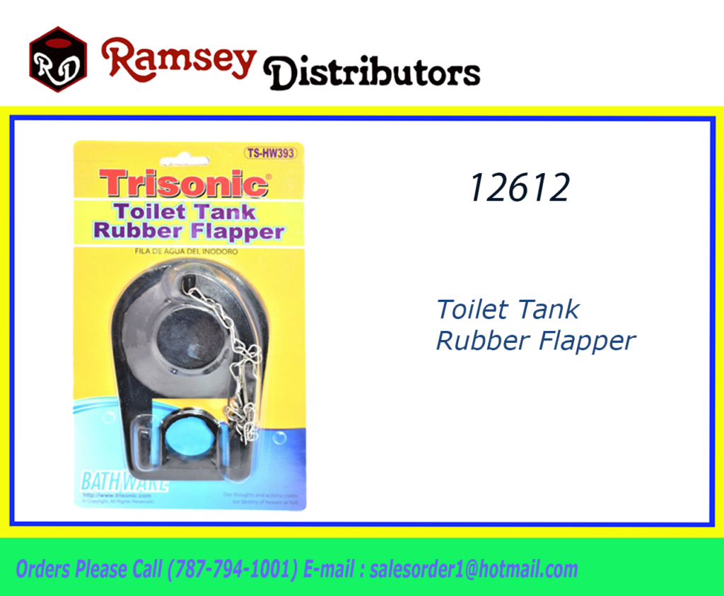 12612 – TS-HW393 Toilet Tank Rubber Flapper – Ramsey Distributors
