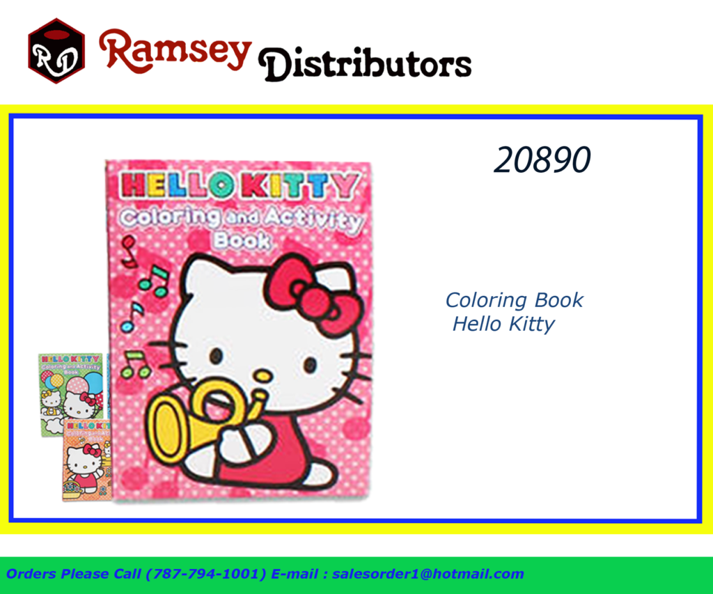 20890 – Coloring Book Hello Kitty – Ramsey Distributors