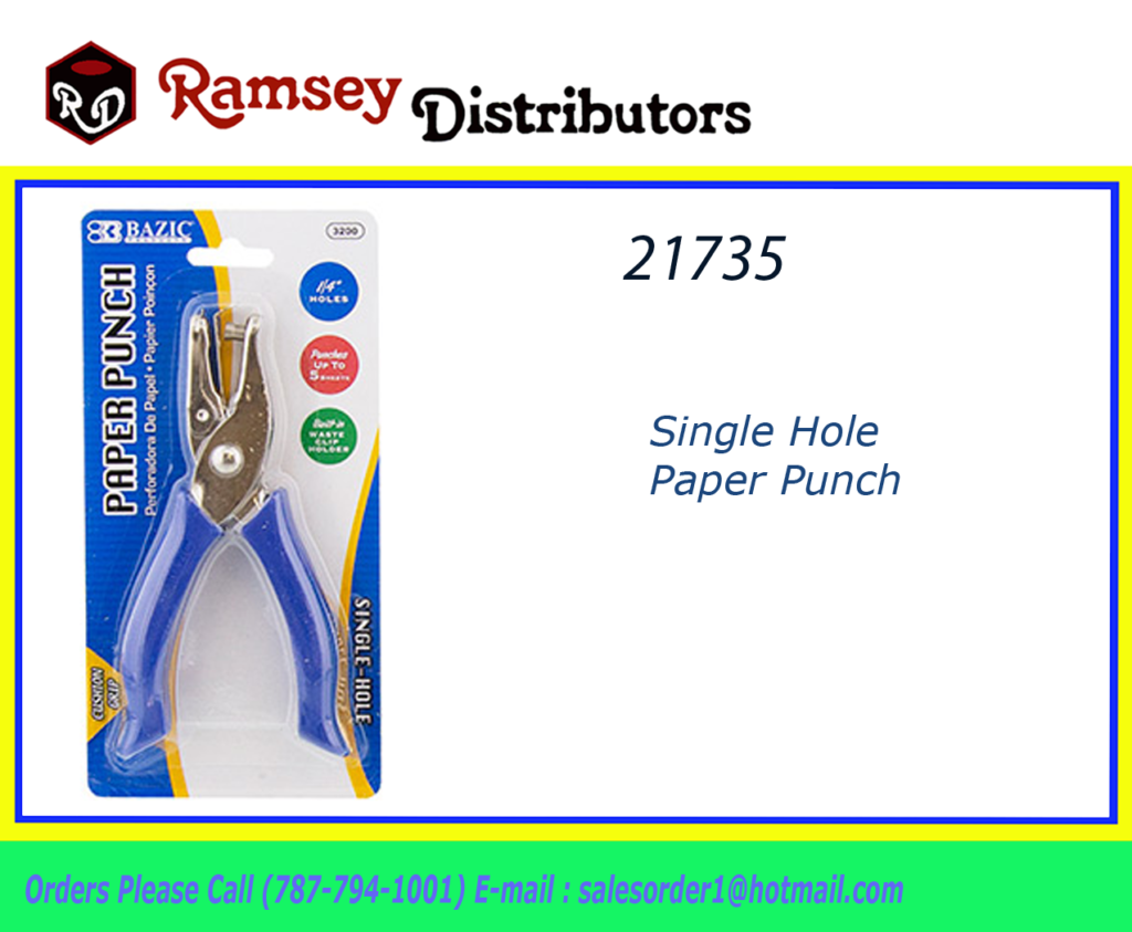 21735 – 3200 Single Hole Paper Punch – Ramsey Distributors