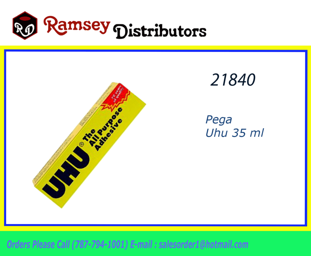 21840 – Pega Uhu 35 ml – Ramsey Distributors
