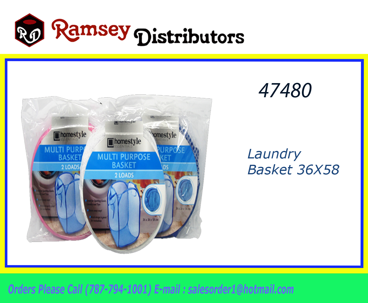 47480 – 81759 36X58 Laundry Basket – Ramsey Distributors