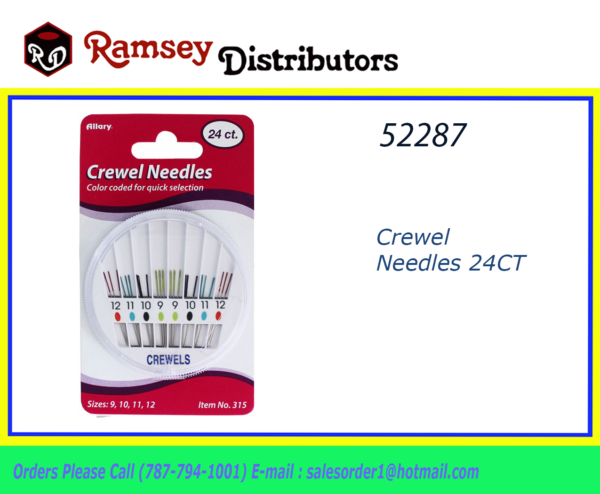 52287 – 315 Crewel Needles, 24 C – Ramsey Distributors
