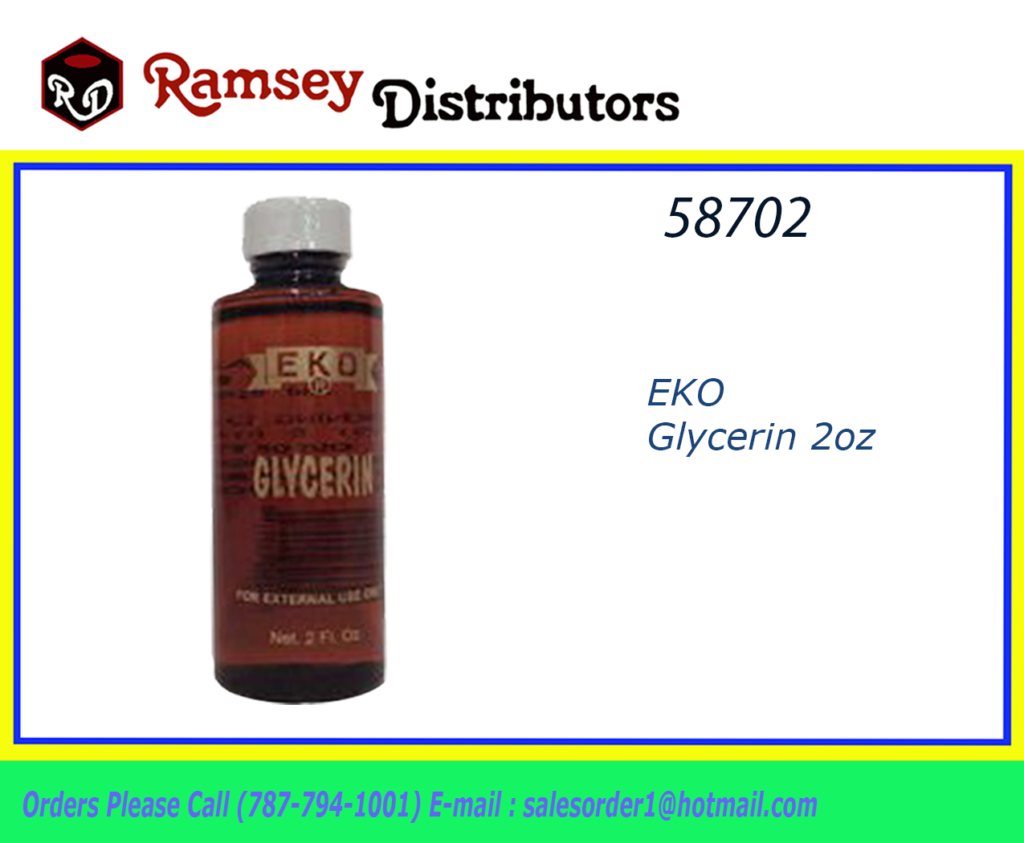 58702 – G101 EKO Glycerin 2oz – Ramsey Distributors