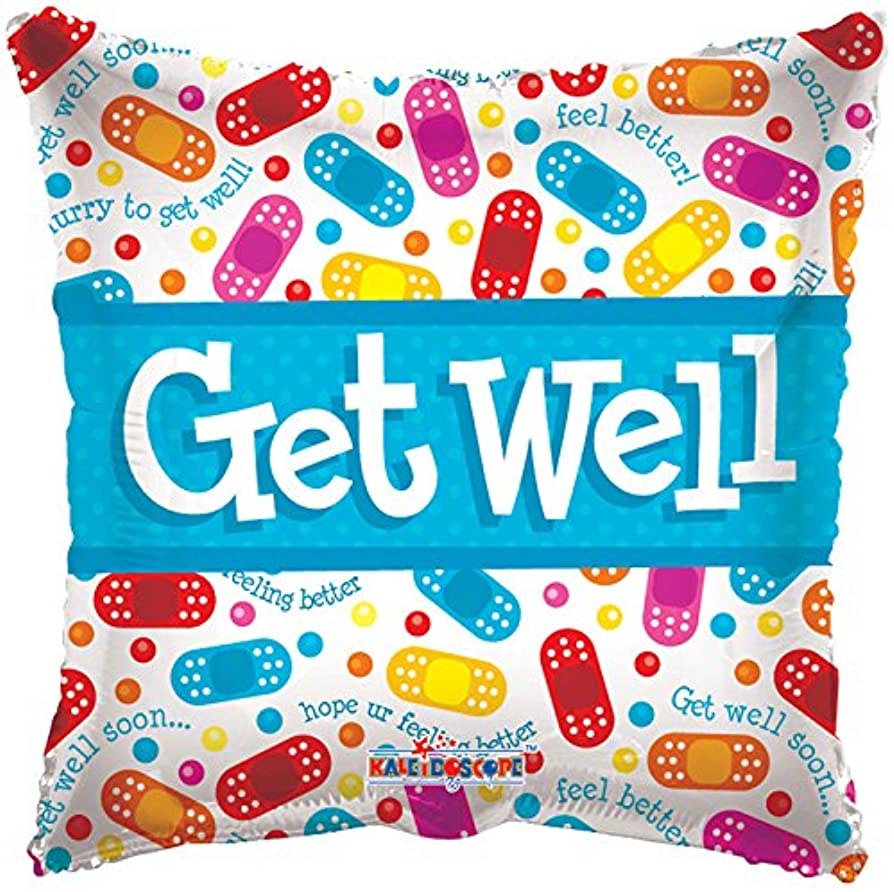 50069 – 19085 Balloon Get Well Band-Aid 18″ – Ramsey Distributors
