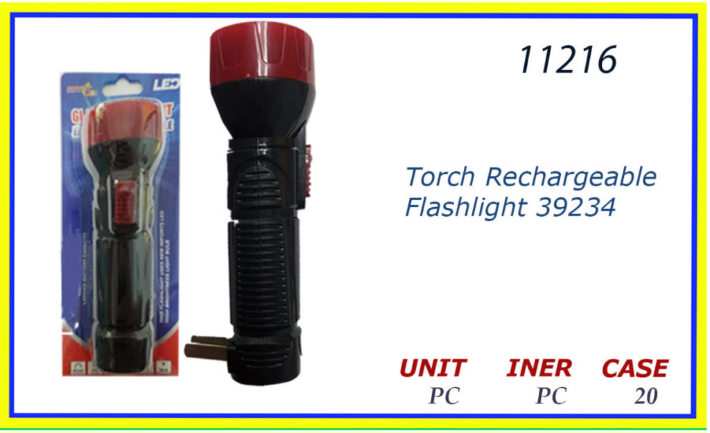 11216 – FLASHLIGHT TORCH RECARGABLE – Ramsey Distributors