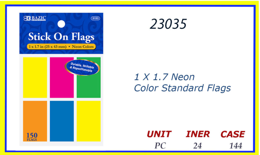 23035 – FLAGS NEON COLOR – Ramsey Distributors