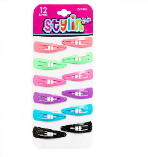 31238 – 324116BA 12pcs Neon Snap Barrettes – Ramsey Distributors