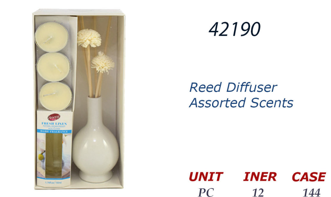 42190 – 66815 Reed Diffuser Assorted Scents – Ramsey Distributors