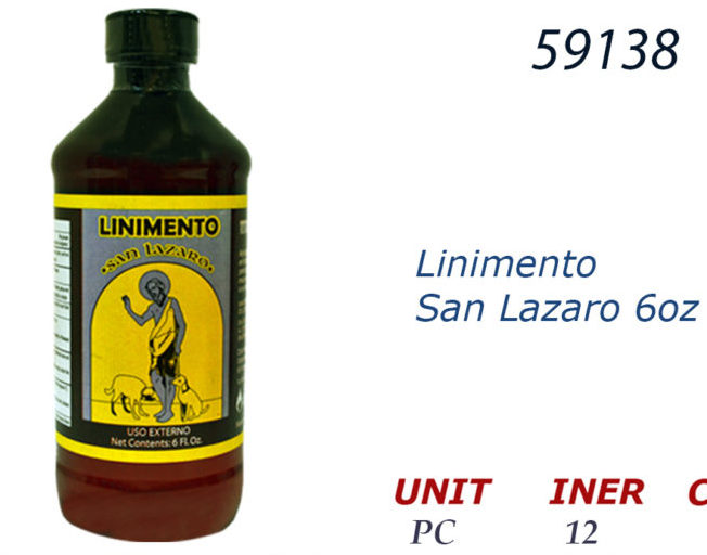 59138 – L102 Linimento San Lazaro 6oz – Ramsey Distributors